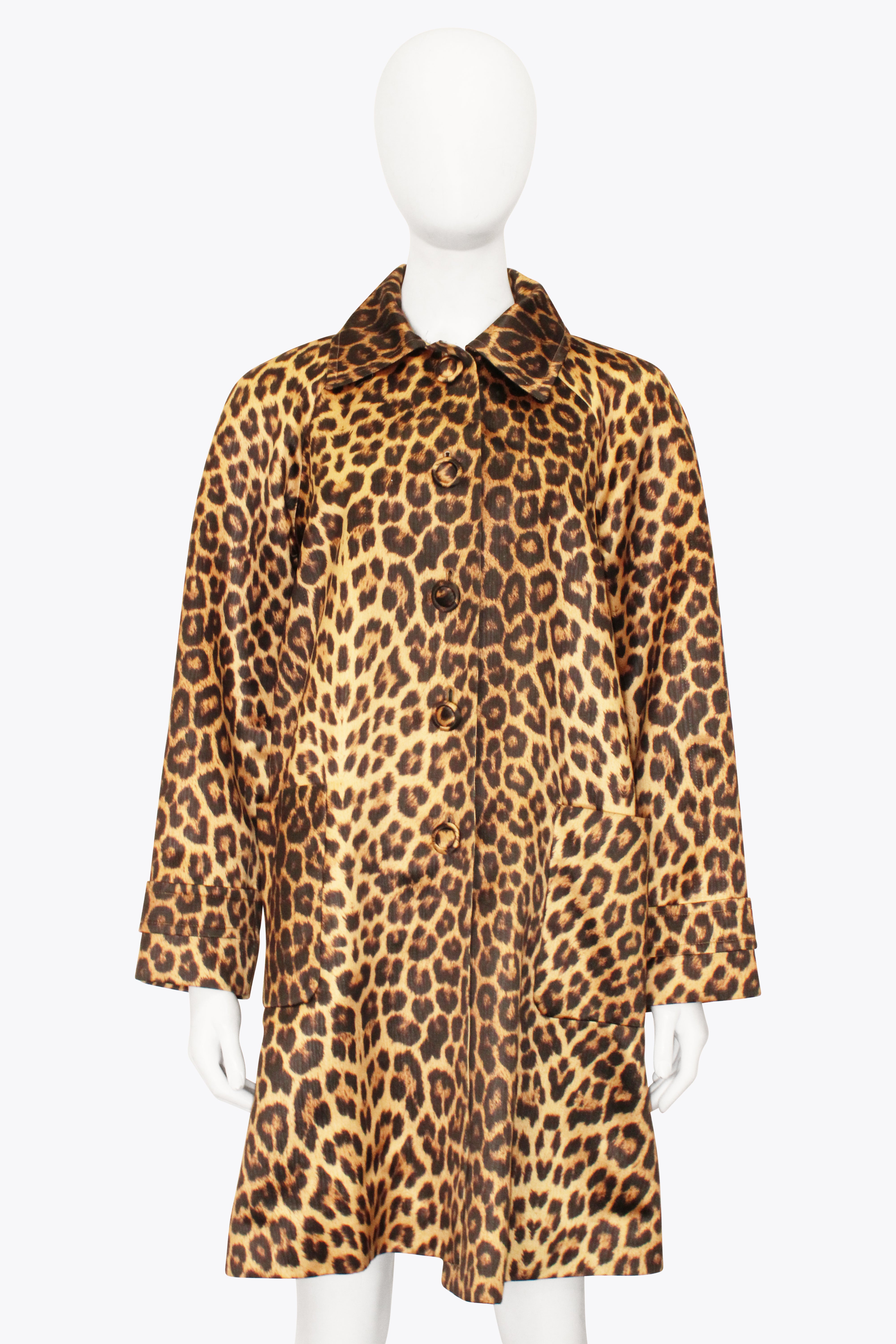 Yves Saint Laurent Cheetah Print Coat – My Store